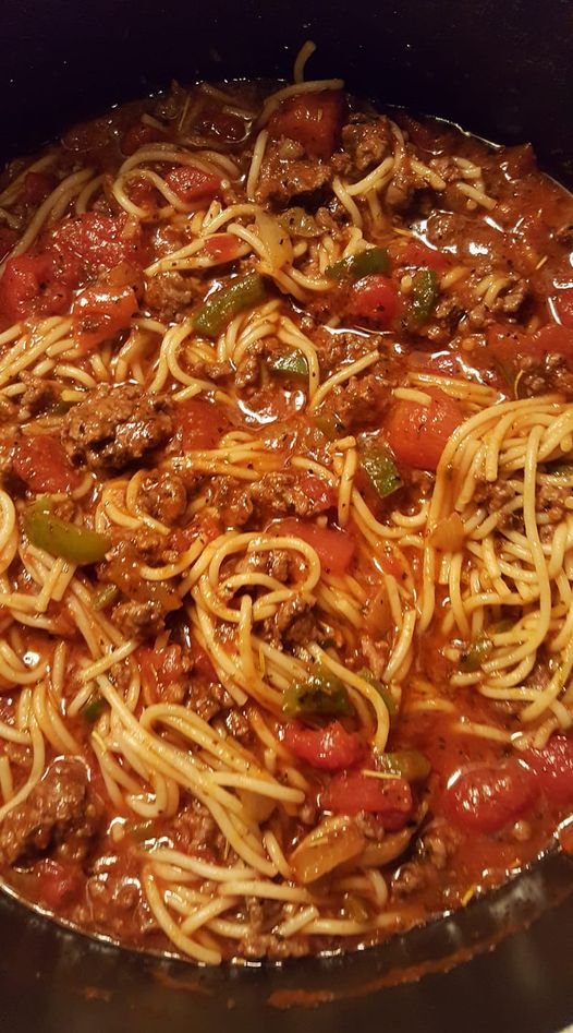 👉Savory Spaghetti Meat Sauce – Recipes on a Budget