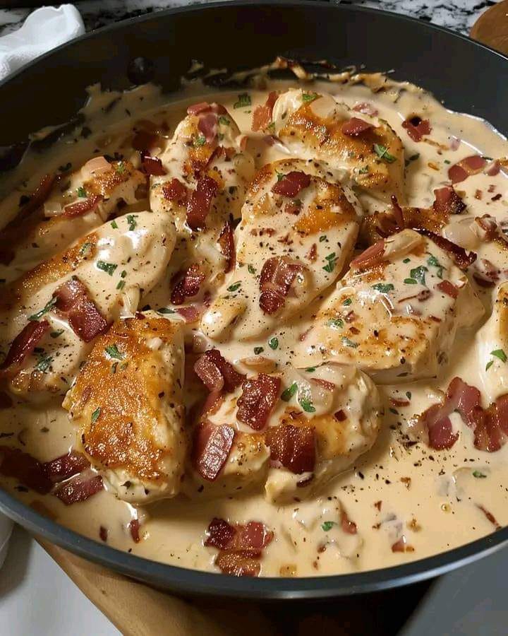 Creamy Bacon Chicken – Recipes on a Budget