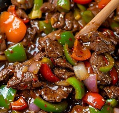 Sizzling Chinese Pepper Steak – Recipes on a Budget