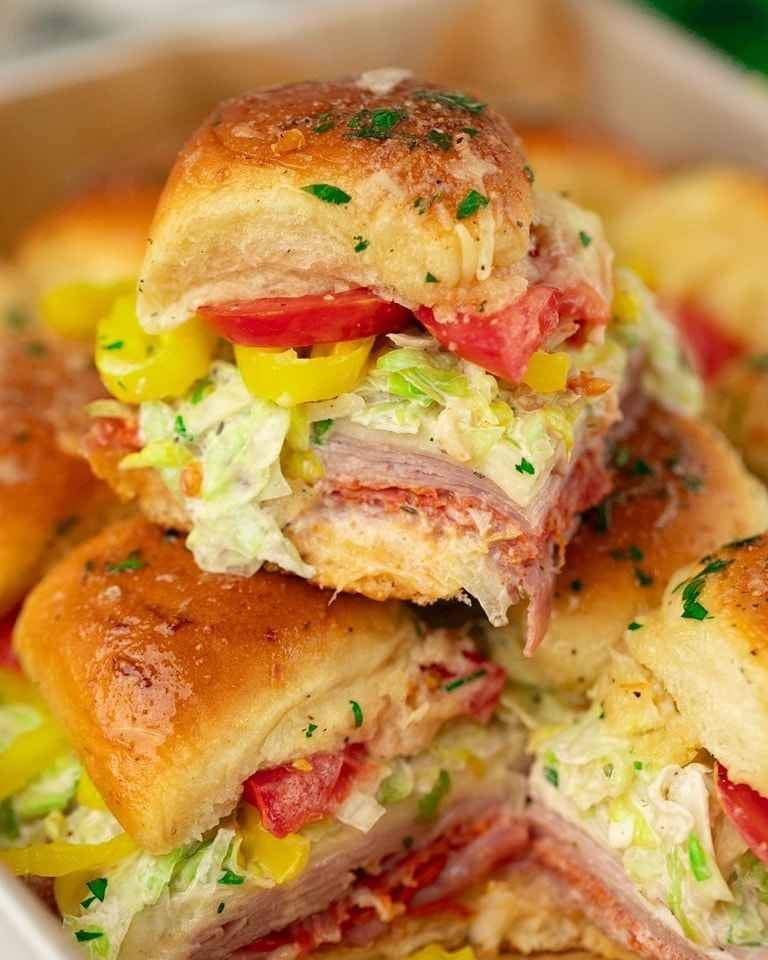 Savory Italian Deli Sliders on Hawaiian Rolls – Recipes on a Budget