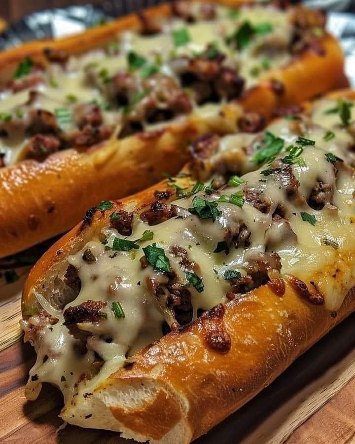 Philly Cheesesteak Garlic Bread – Recipes on a Budget