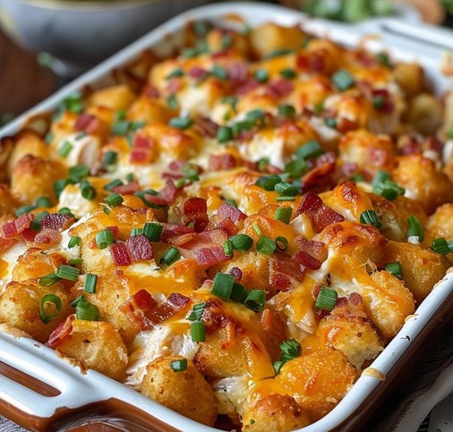 👉chicken Bacon Ranch Tater Tot Casserole Recipes On A Budget