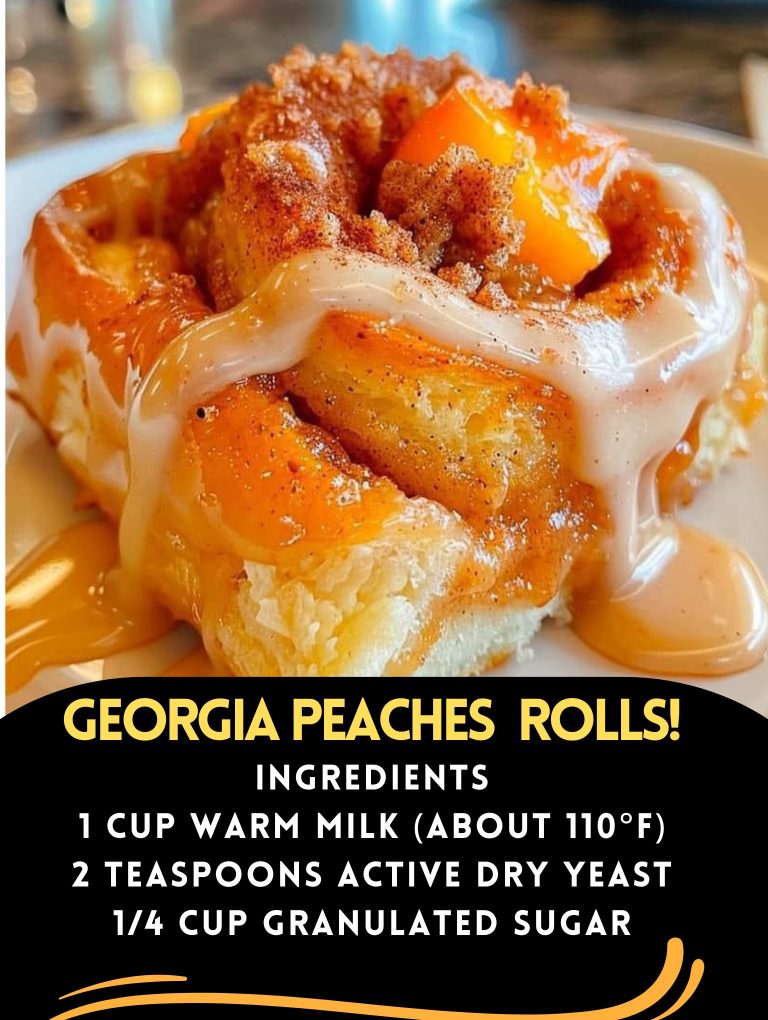 👉Georgia PeachesRolls – Recipes on a Budget
