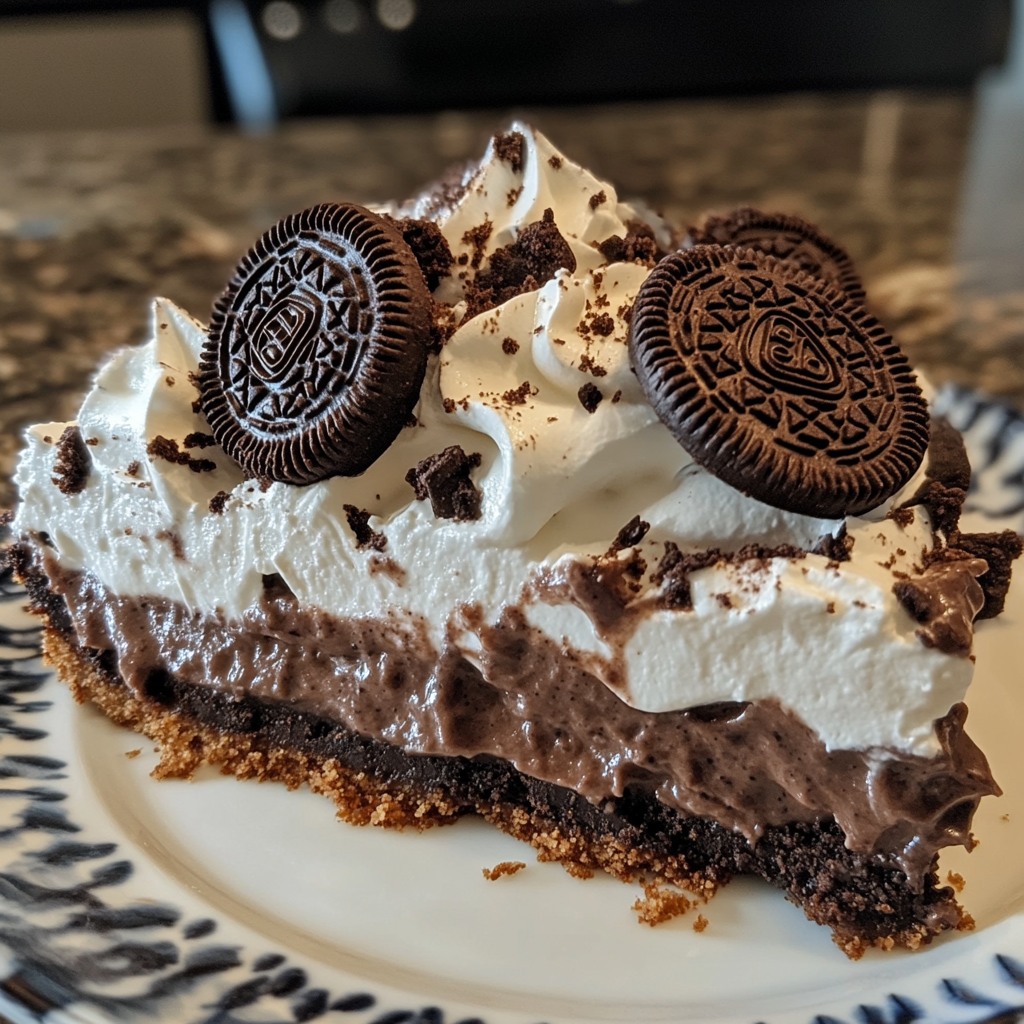 👉Oreo Mud Pie – Recipes on a Budget