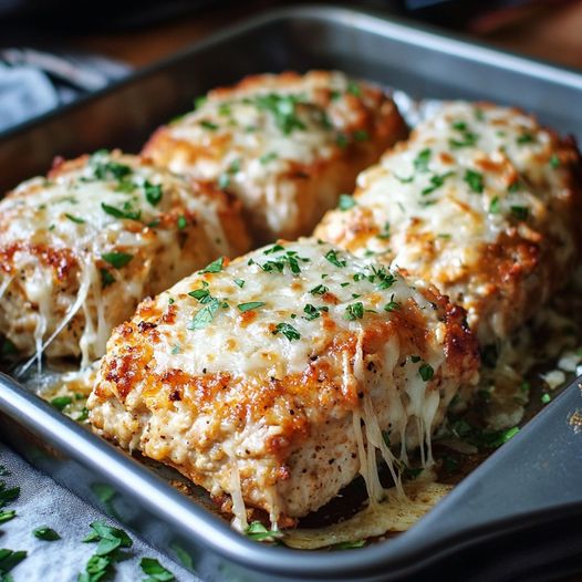 👉Garlic Parmesan Chicken Meatloaves – Recipes on a Budget