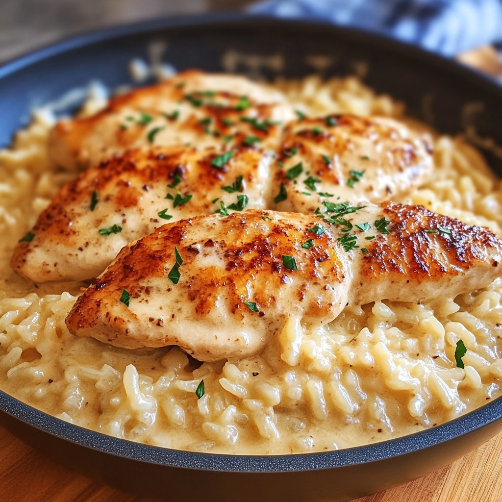 👉One-Pan Creamy Parmesan Chicken & Rice – Recipes on a Budget