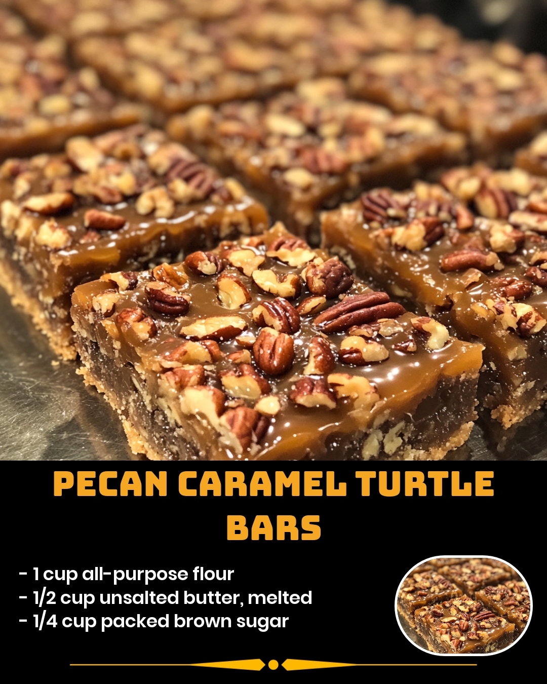 👉Pecan CaramelBars – Recipes on a Budget