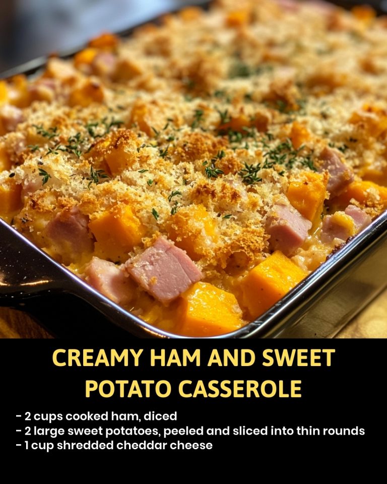 👉CreamyHam SweetPotatoCasserole – Recipes on a Budget