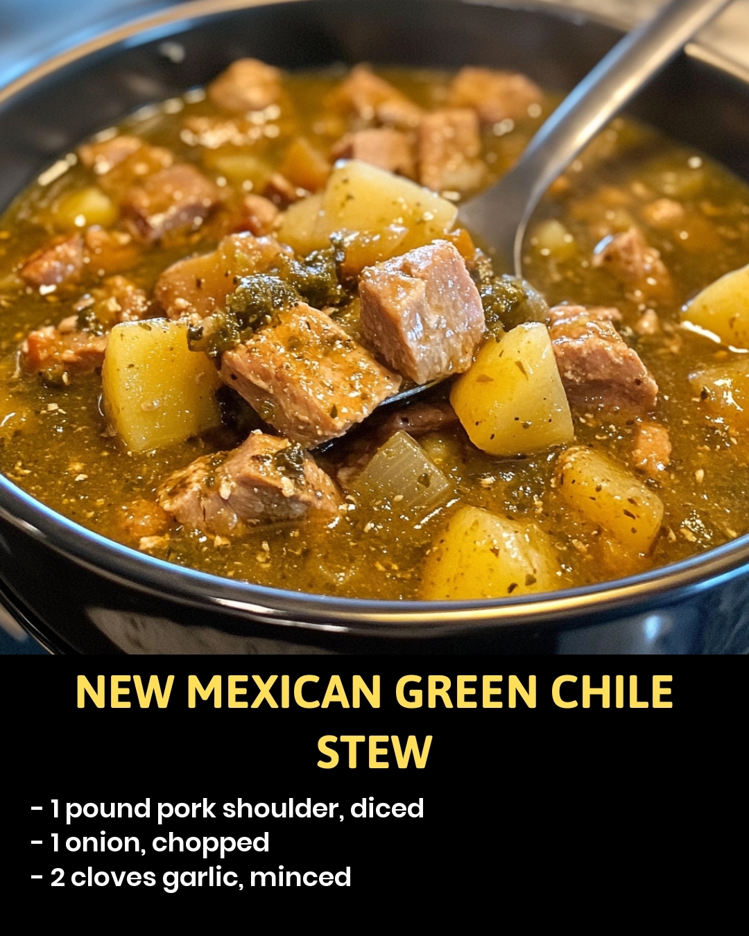 👉MexicanGreen Chile Stew – Recipes on a Budget