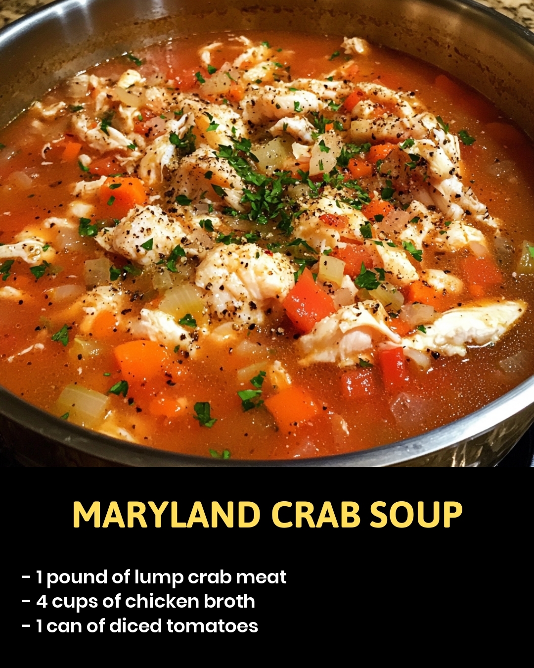 👉Maryland CrabSoup – Recipes on a Budget