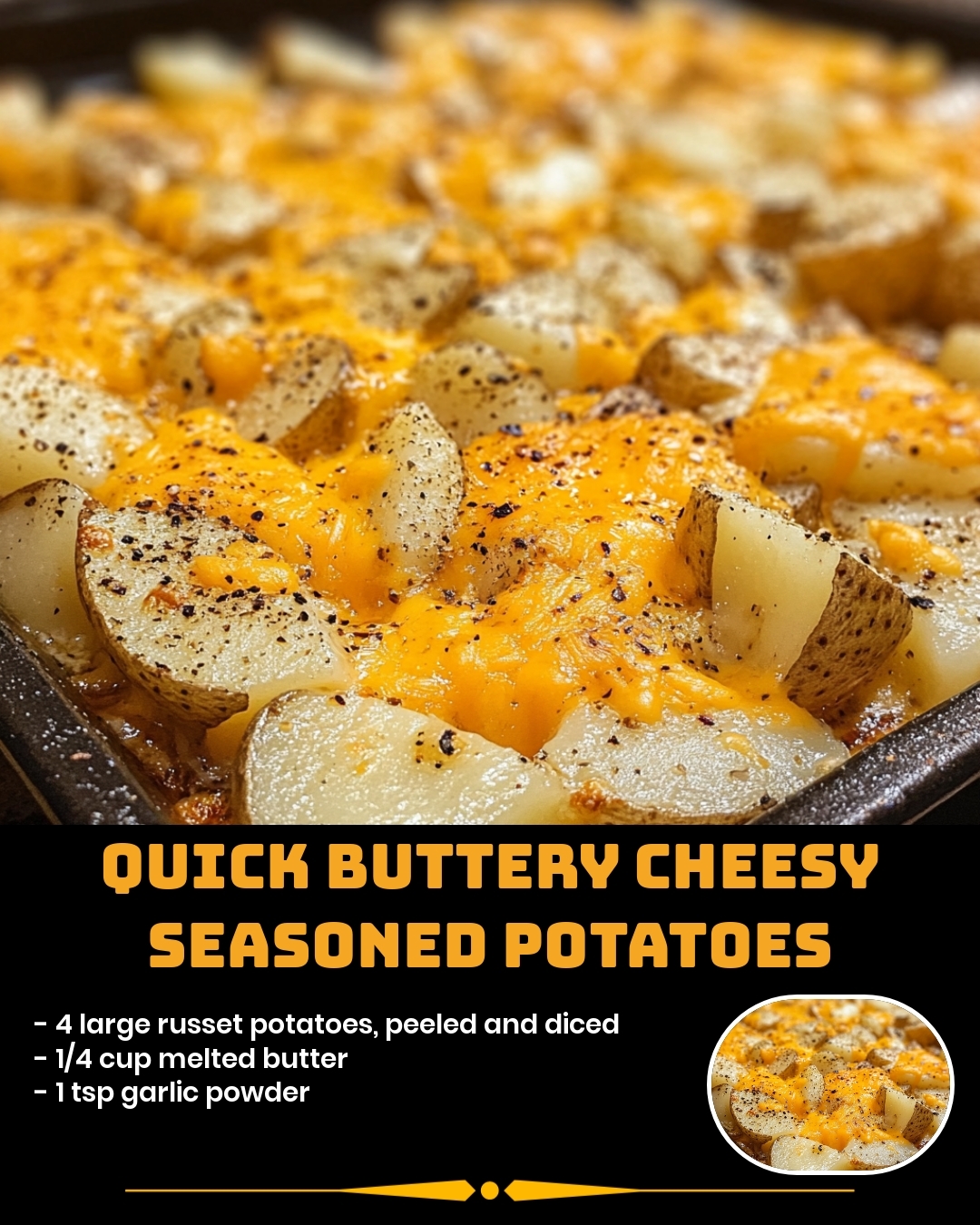 Buttery Cheesy Seasoned Potatoes – Recipes on a Budget