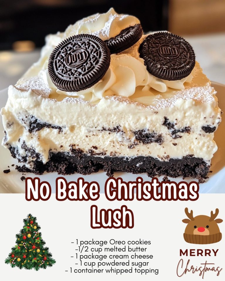 👉 NoBake Christmas Lush – Recipes on a Budget