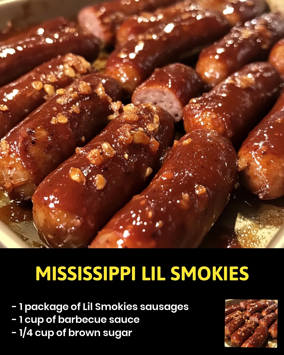 👉Mississippi Lil Smokies – Recipes on a Budget