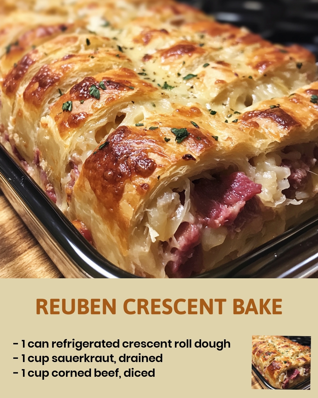 👉 Reuben Crescent Bake – Recipes on a Budget