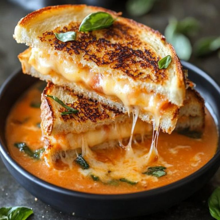 👉Tomato Basil Soup with Grilled Cheese – Recipes on a Budget
